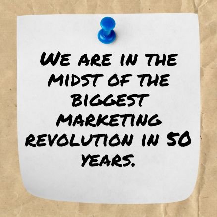 We are in the Midst of a Marketing Revolution — DSB Management Consultants
