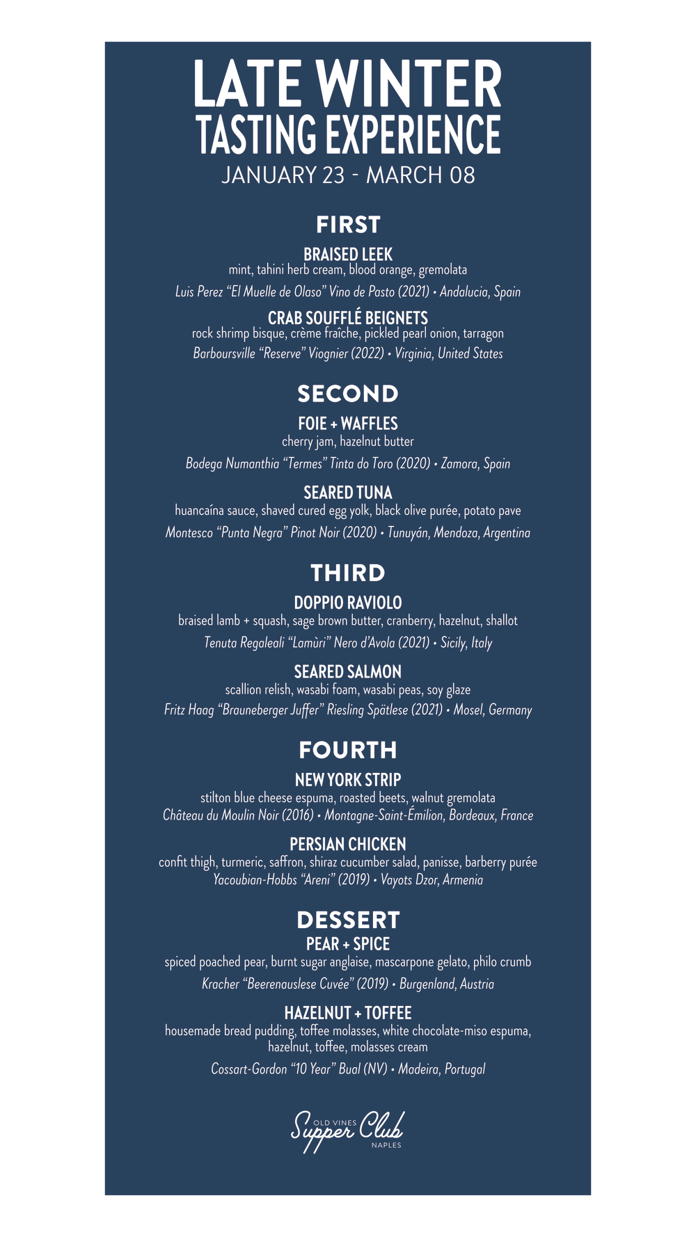 Old Vines Supper Club — Old Vines Restaurant Group