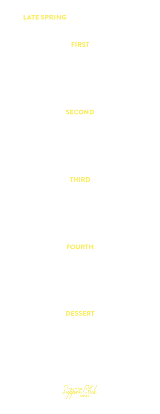 Old Vines Supper Club — Old Vines Restaurant Group