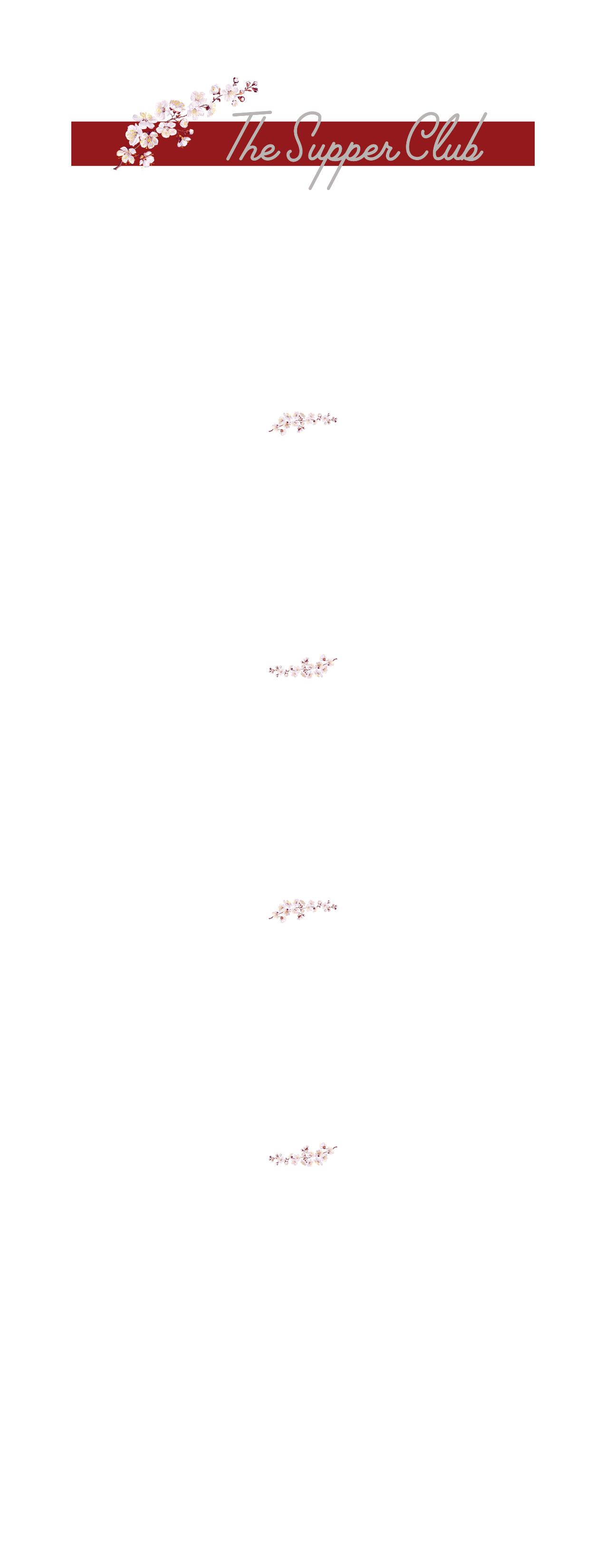 The Supper Club — Old Vines Restaurant Group