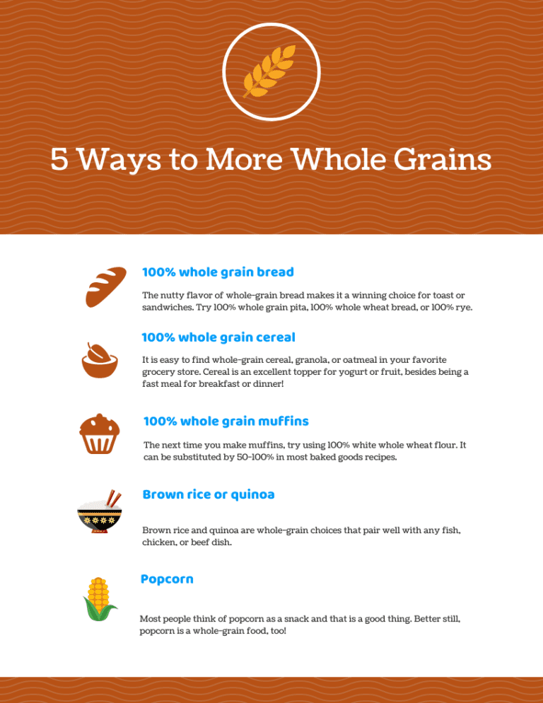 Easy Cook & Use Whole Grains — Food and Health Communications