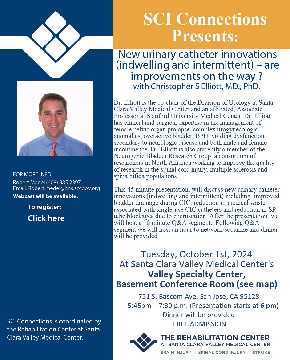 SCI Connections Fall Event: Presentation on Urinary Catheter ...