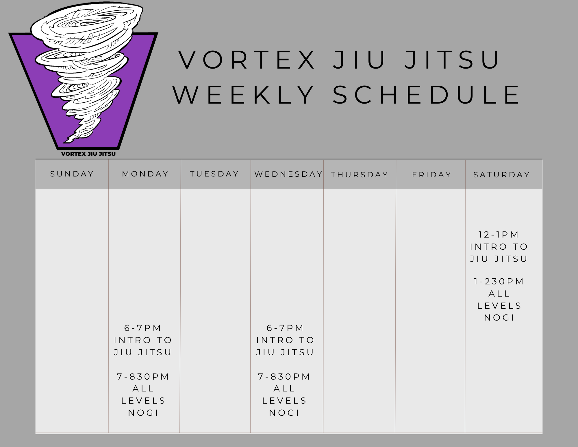 Classes — VORTEX JIU JITSU