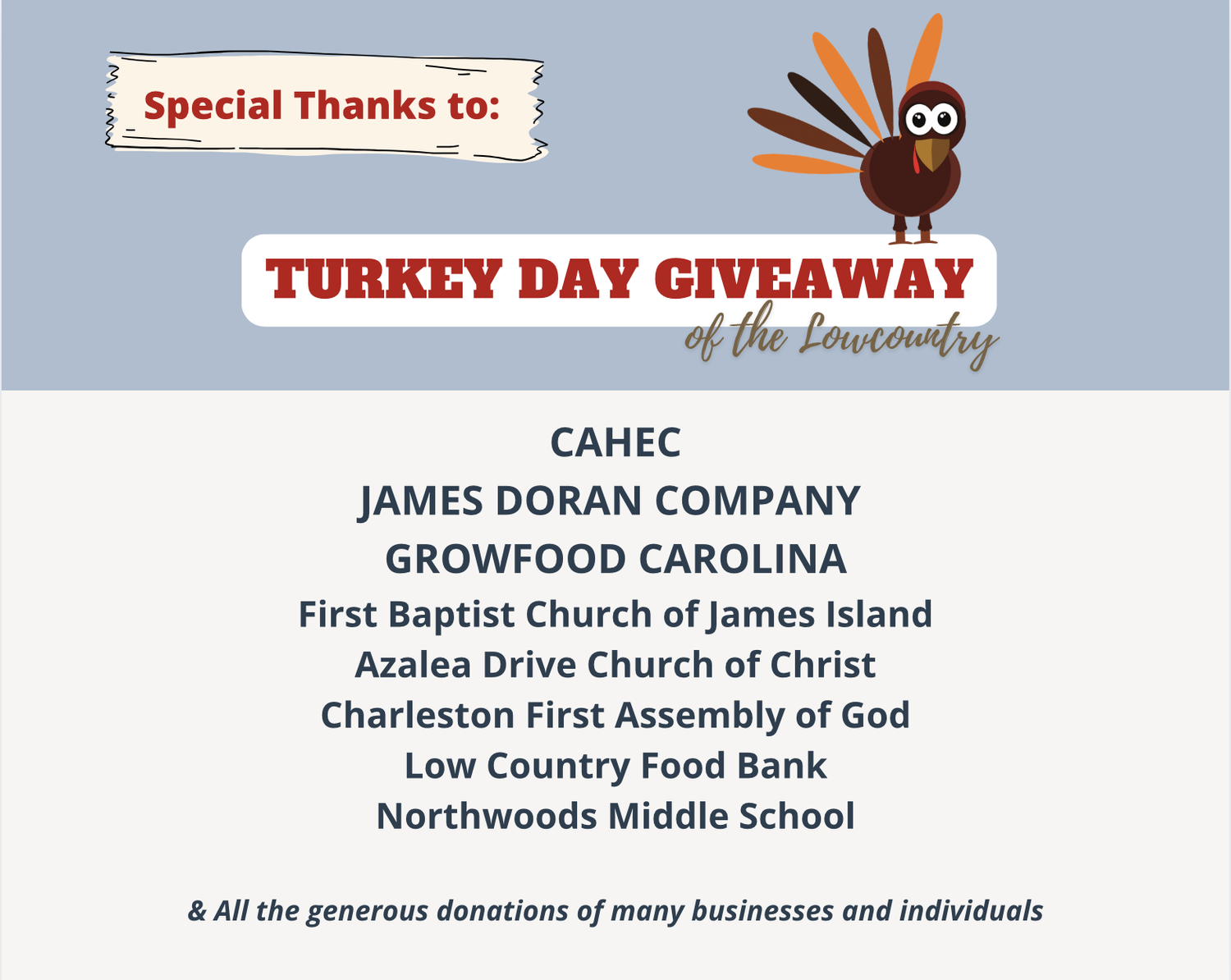 Turkey Day Giveaway 2024 - A Special Thank You — Humanities Foundation