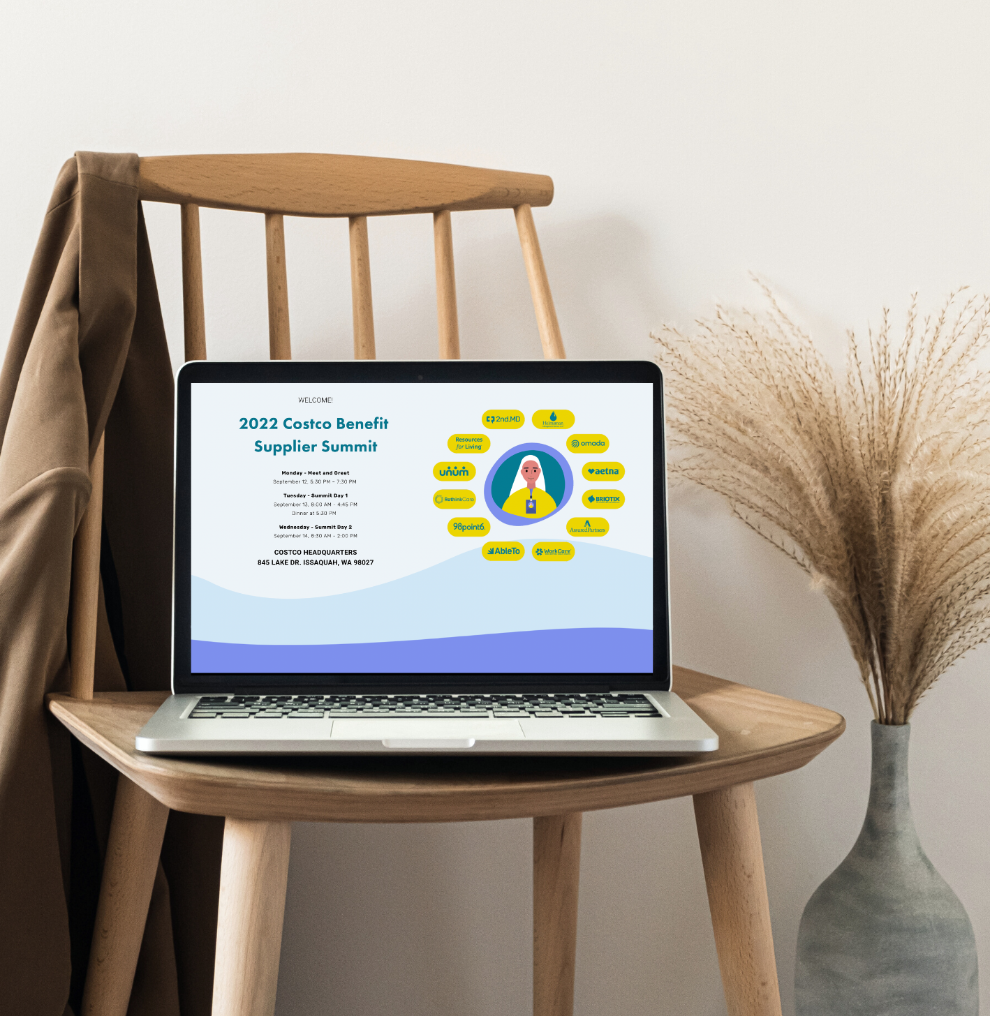 Costco Corporate Event Website Design — Steffi Designs | Squarespace ...