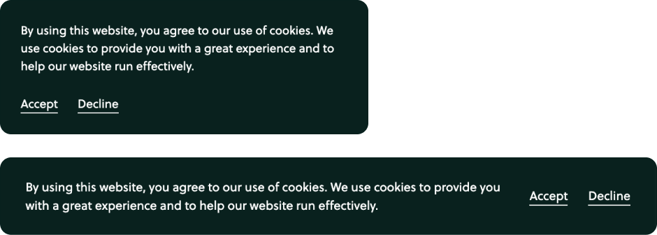Simple Squarespace GDPR & UK cookie banners | Ottilie Studio