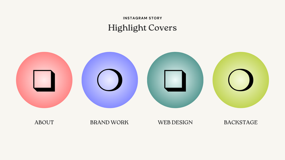 Covers that click: Better Instagram Highlights — Ottilie Studio