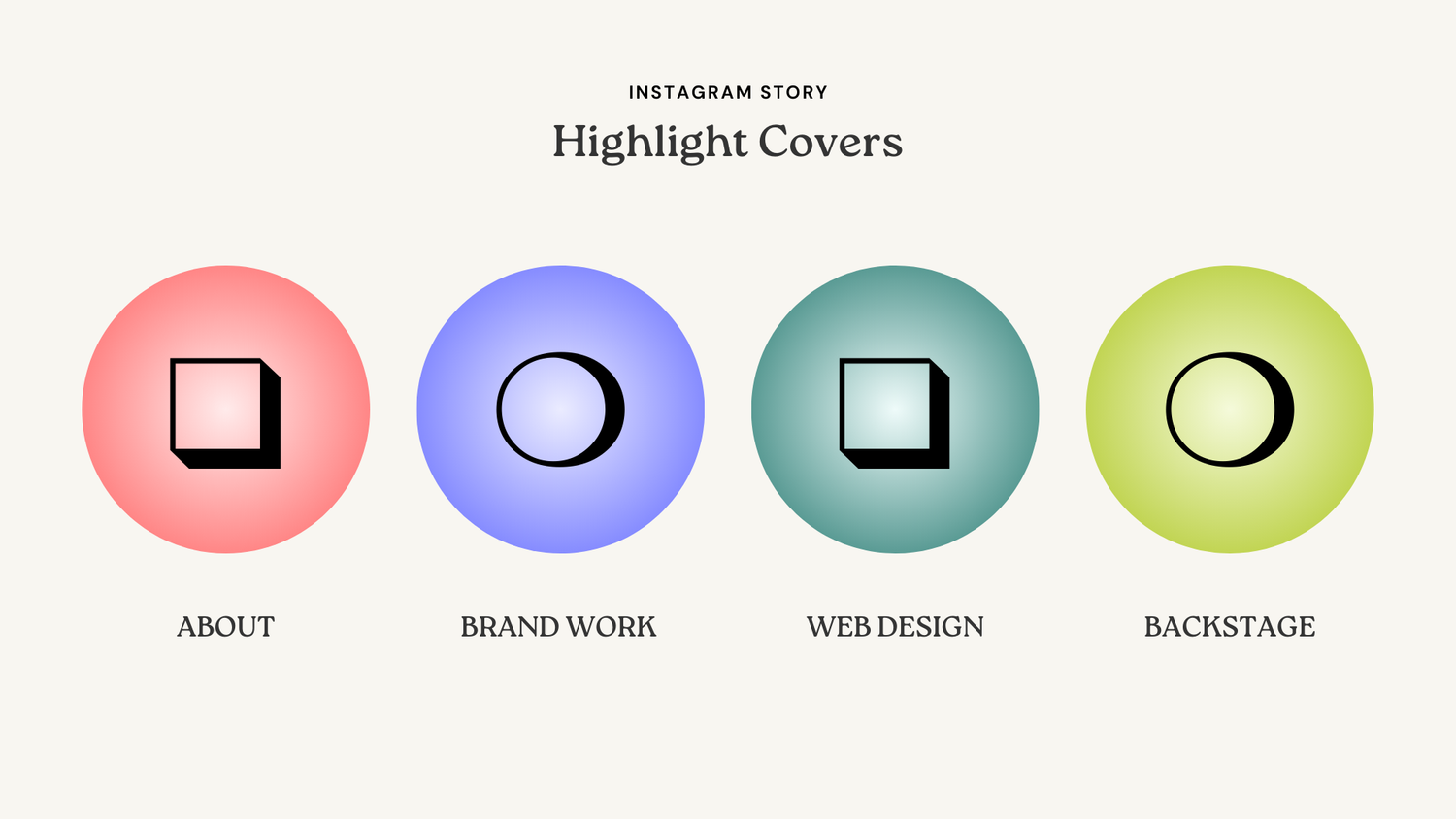 Covers that click: Better Instagram Highlights — Ottilie Studio