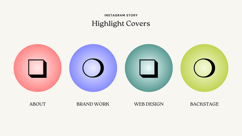 Covers that click: Better Instagram Highlights — Ottilie Studio