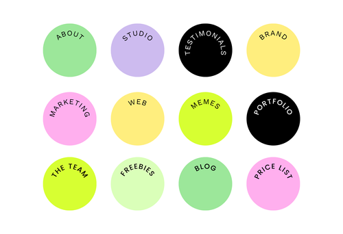 Covers that click: Better Instagram Highlights — Ottilie Studio