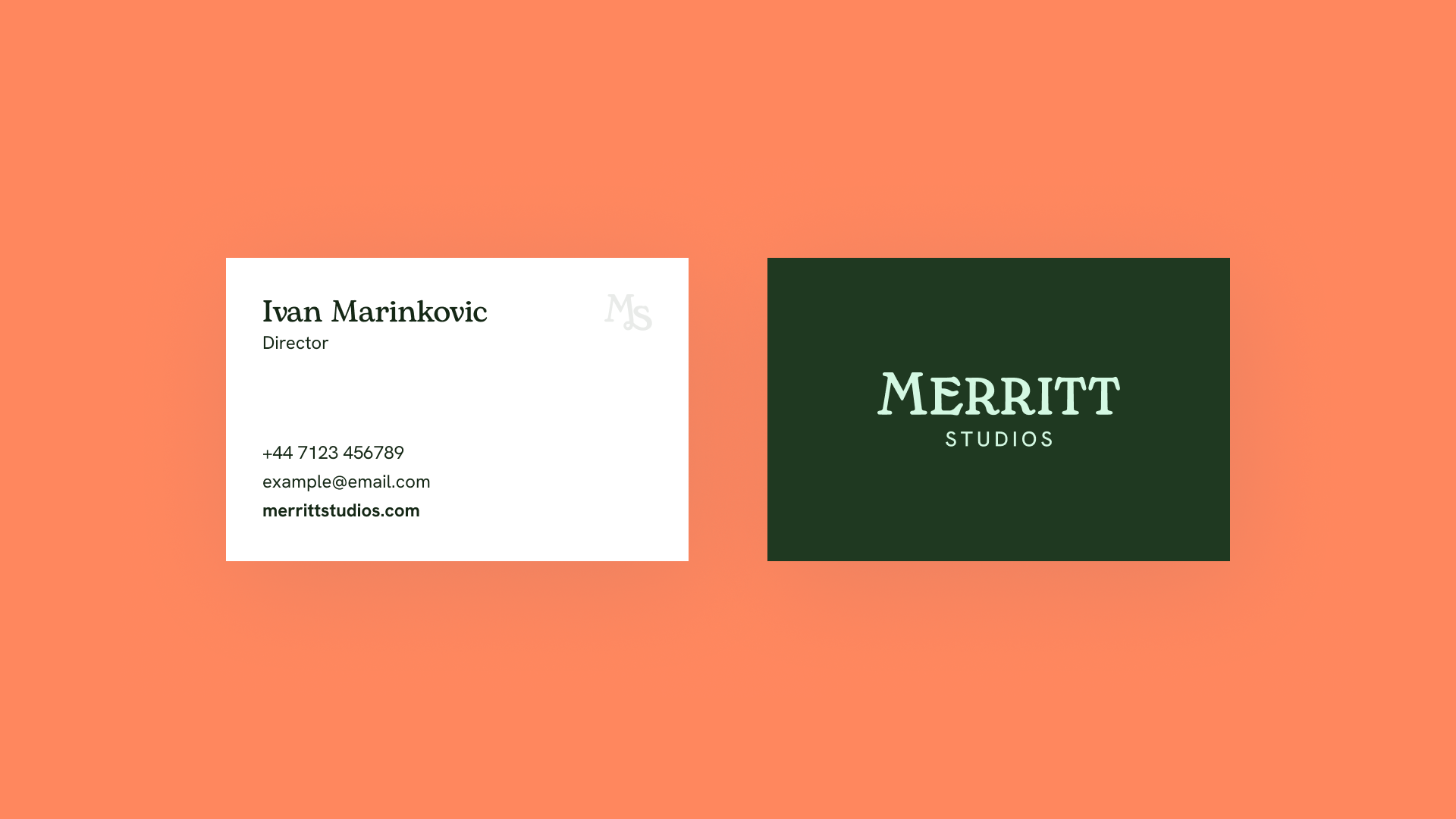 Merritt Studios case study | Content design brand | Ottilie Studio