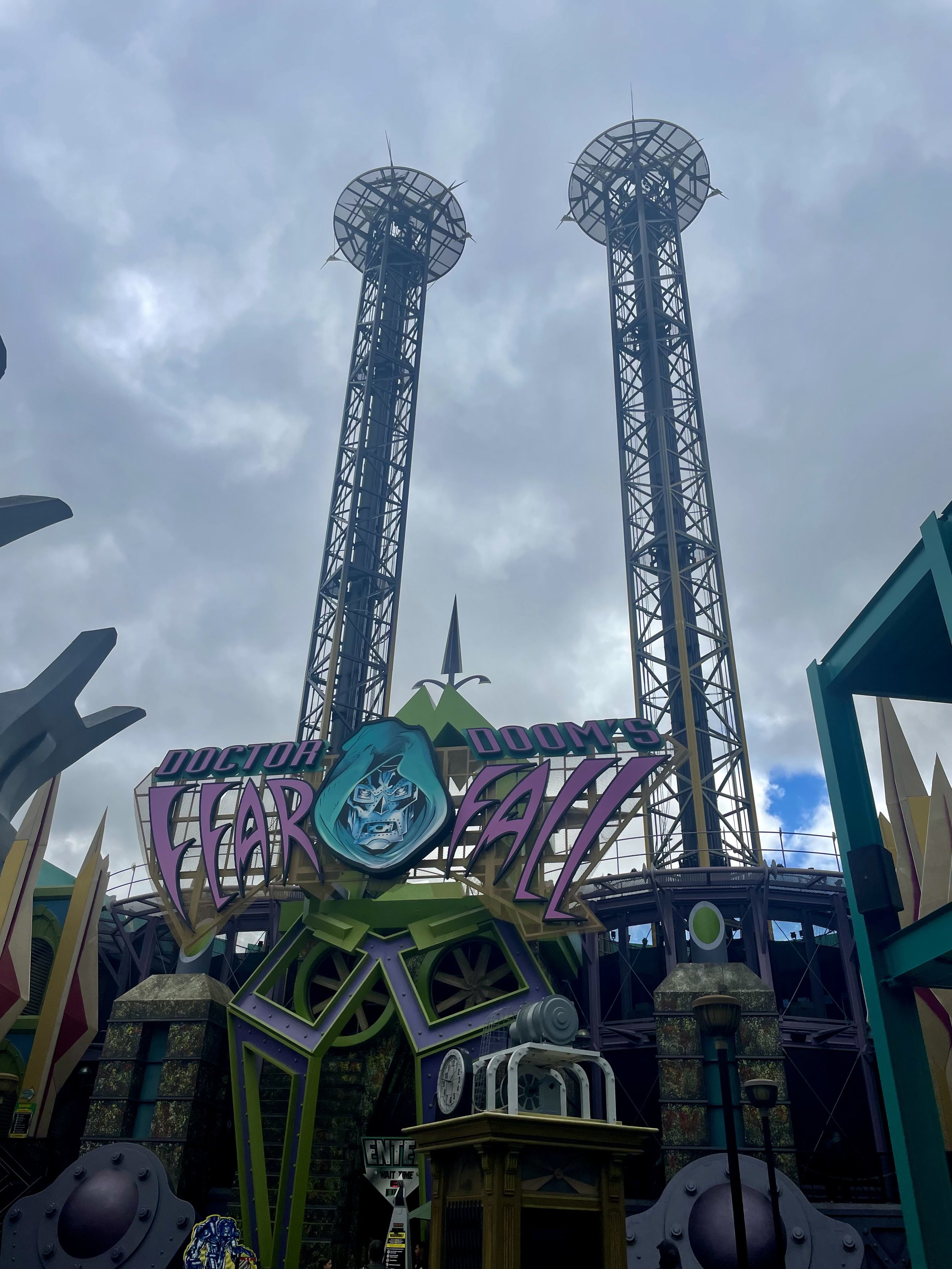 Doctor Dooms Fearfall Ride Guide — Universal Big Time Helping Plus