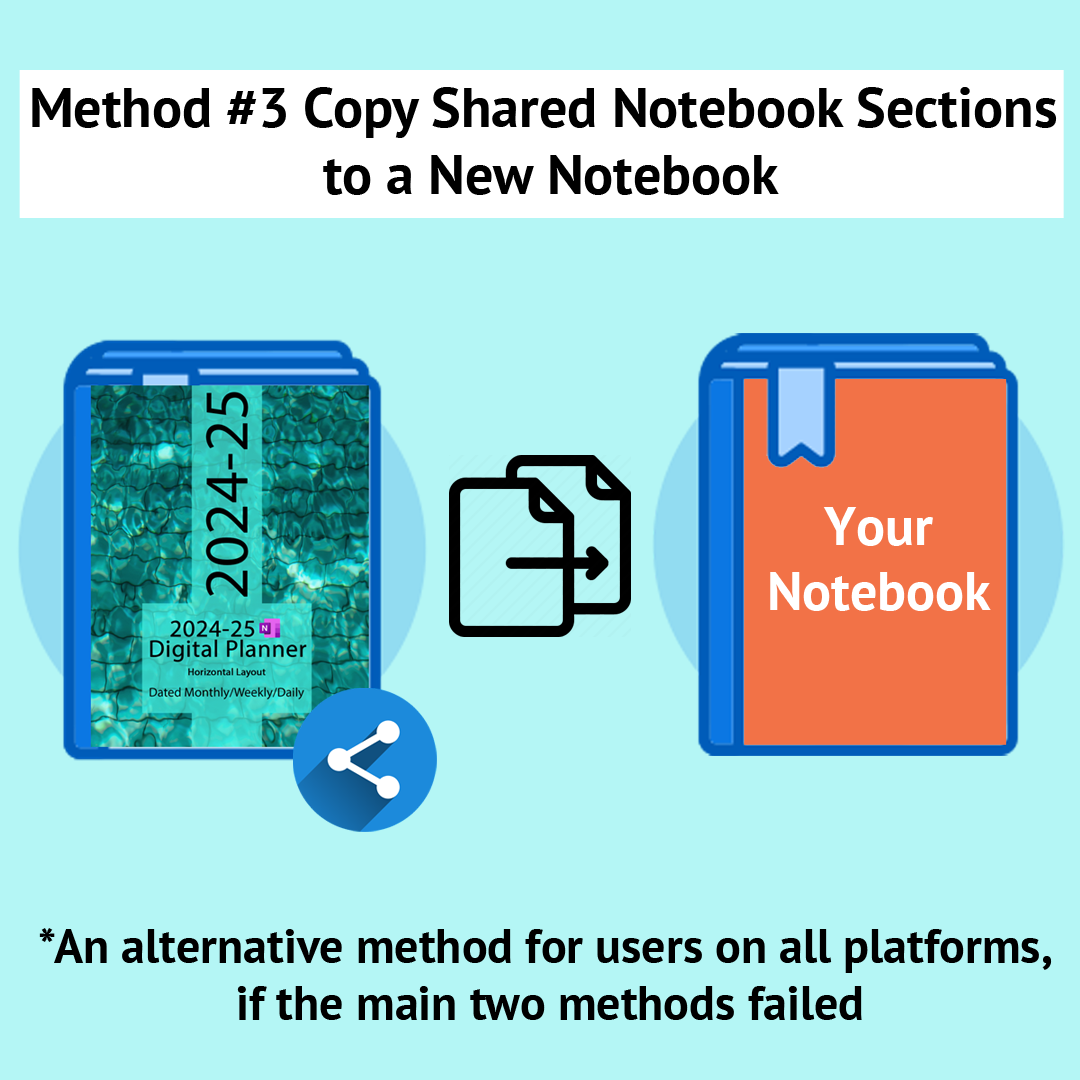 General 2 — OneNote Teal Digital Planner