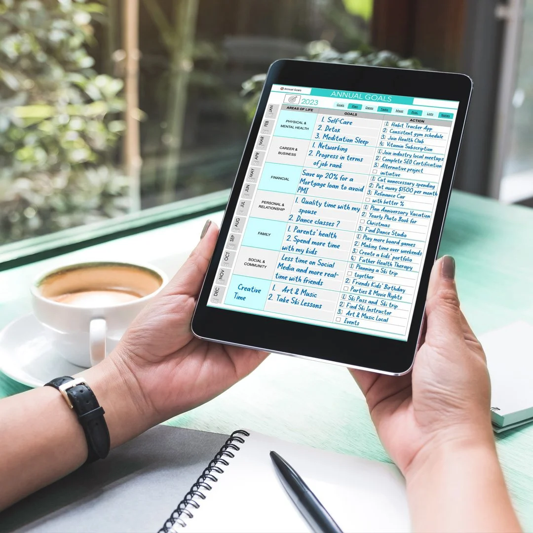 OneNote Teal Digital Planner