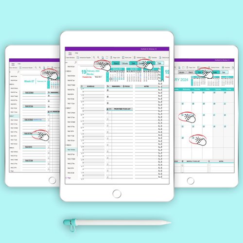 OneNote Teal Digital Planner
