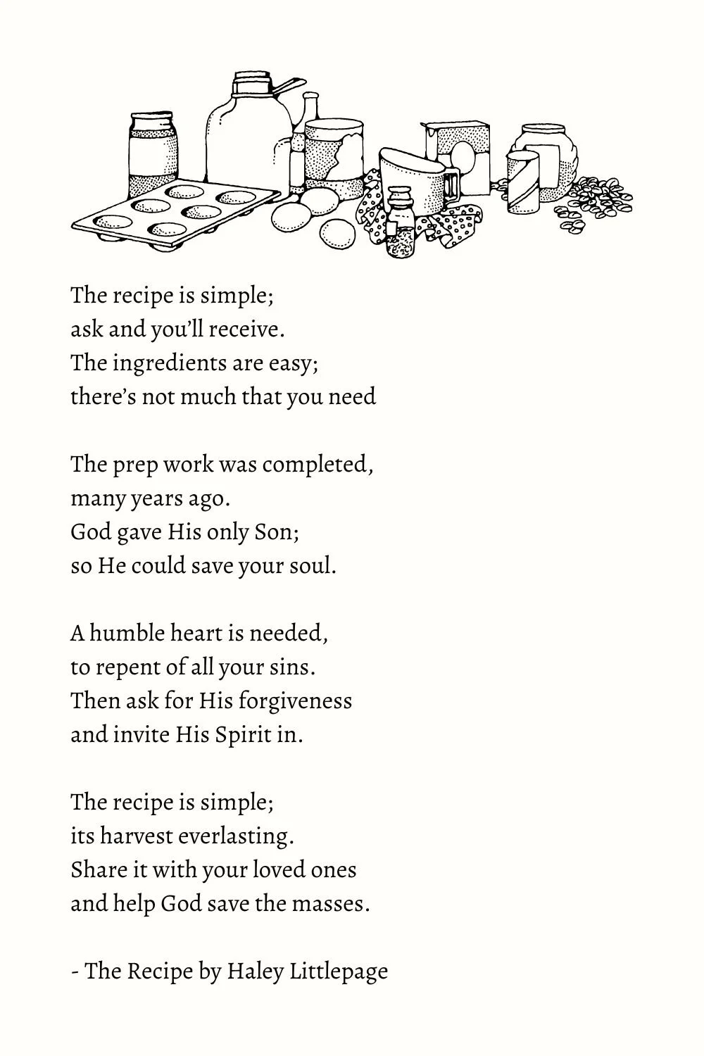 The Recipe | Homemaker Poetry Series — Humbly Haley