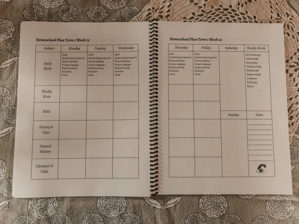 Charlotte Mason Homeschool Planner for Ambleside Online — Humbly Haley