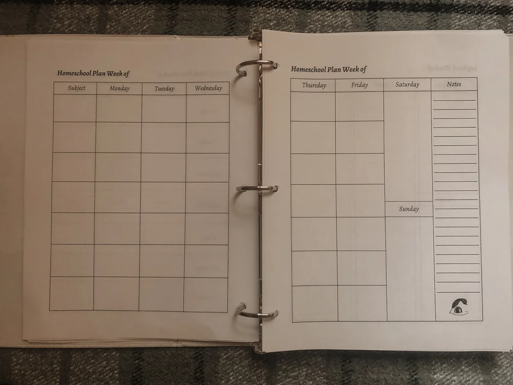 FREE Charlotte Mason Homeschool Planner — Humbly Haley
