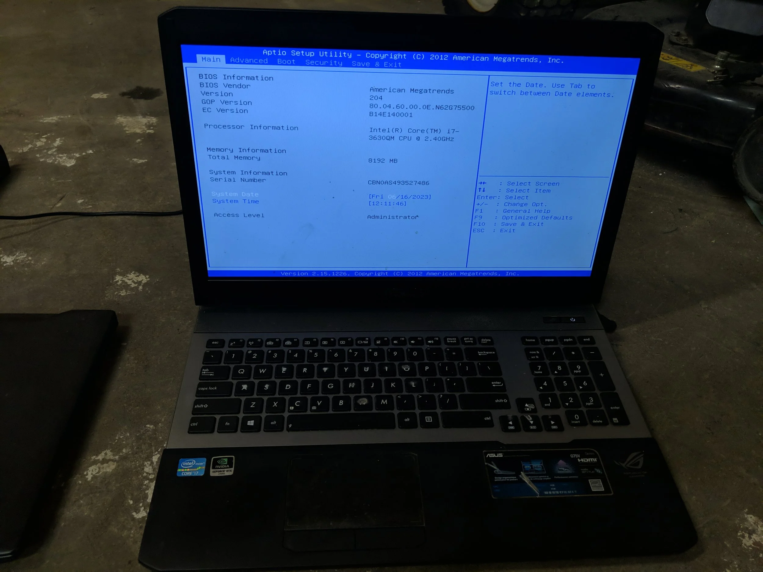 Asus ROG Gaming G75VX — Electronic Emporium 519