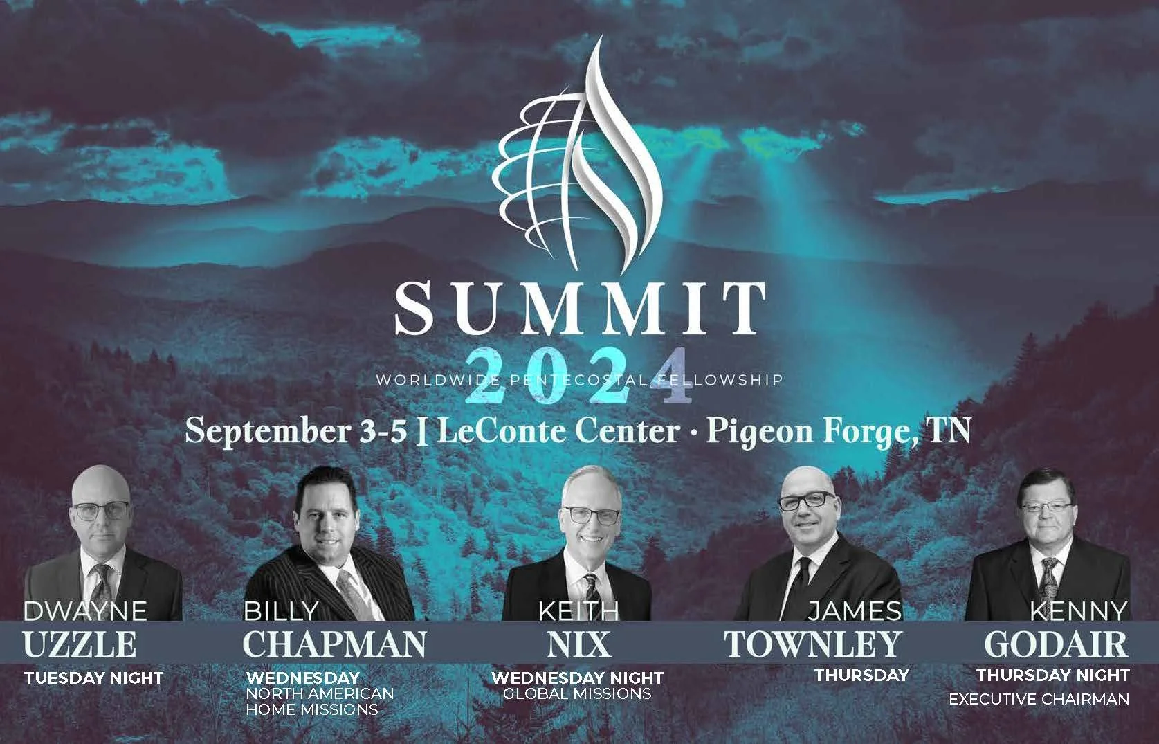 WPF SUMMIT CONFERENCE IN PIGEON FORGE TENNESSEE — Worldwide Pentecostal Fellowship