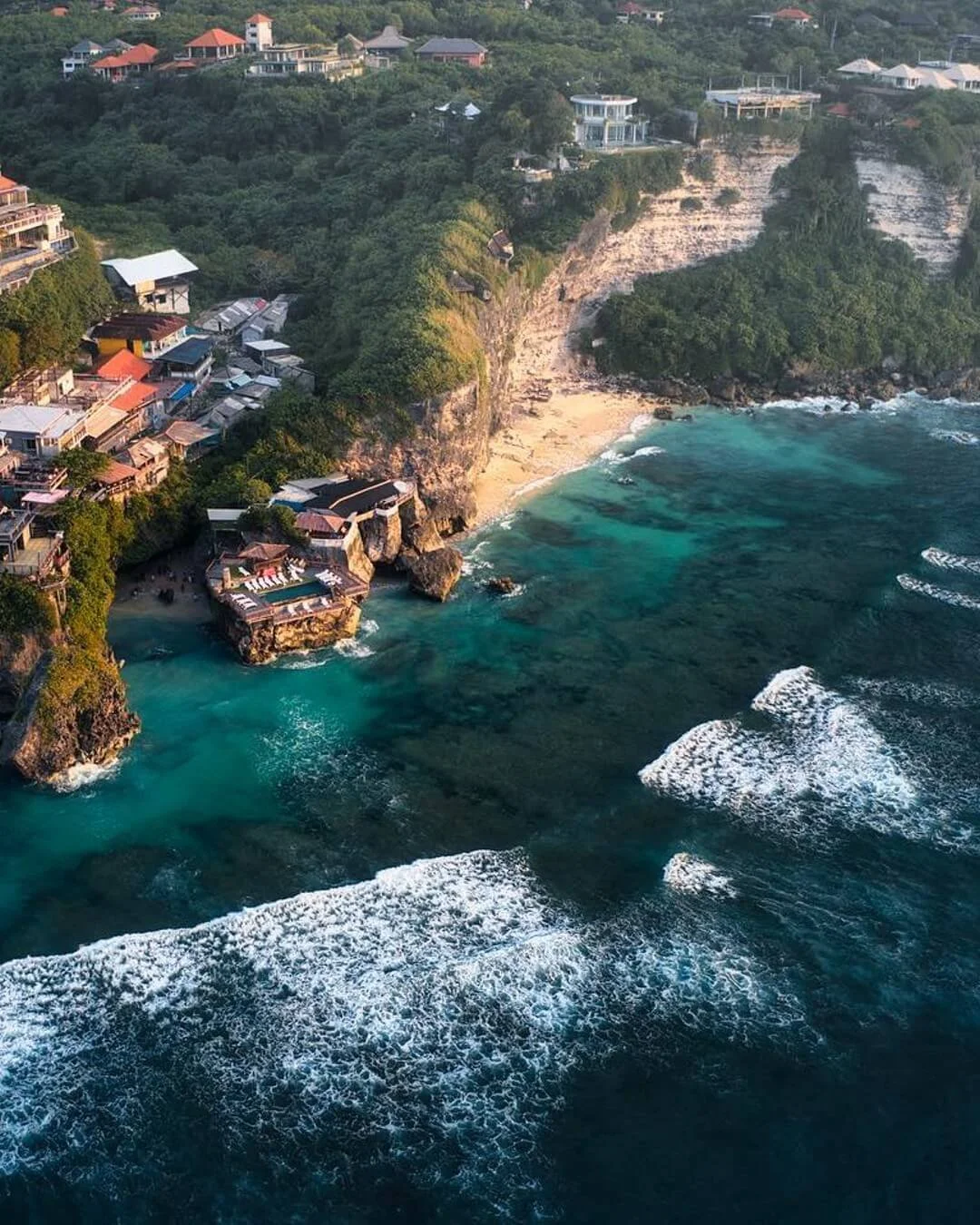 "One of those cocktail view beaches..." Suluban Beach, Bali