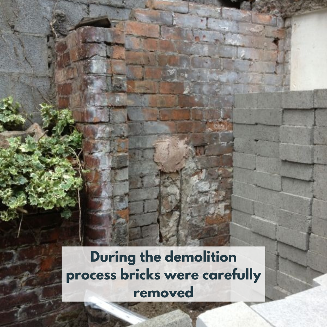 Sustainability - A Case Study - Reuse of bricks in a small extension ...