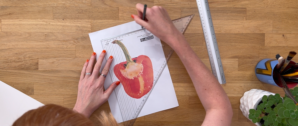 How To Scale A Drawing Using A Grid — Mel Rye
