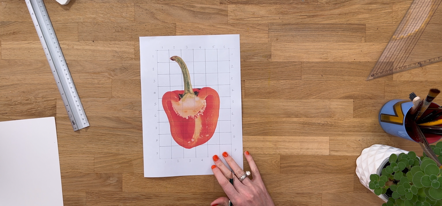 How To Scale A Drawing Using A Grid — Mel Rye