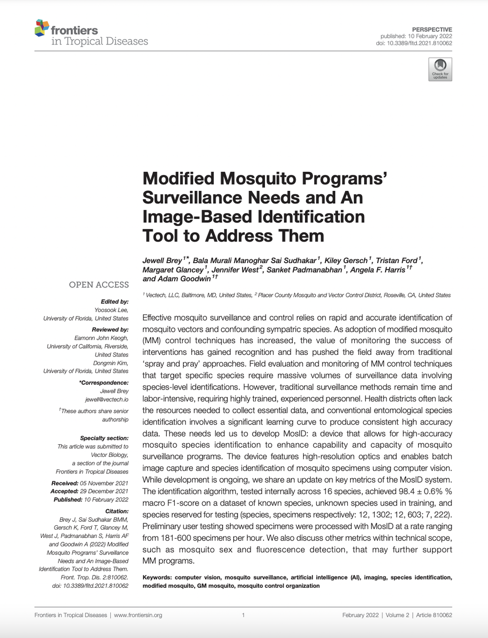 Research — Vectech