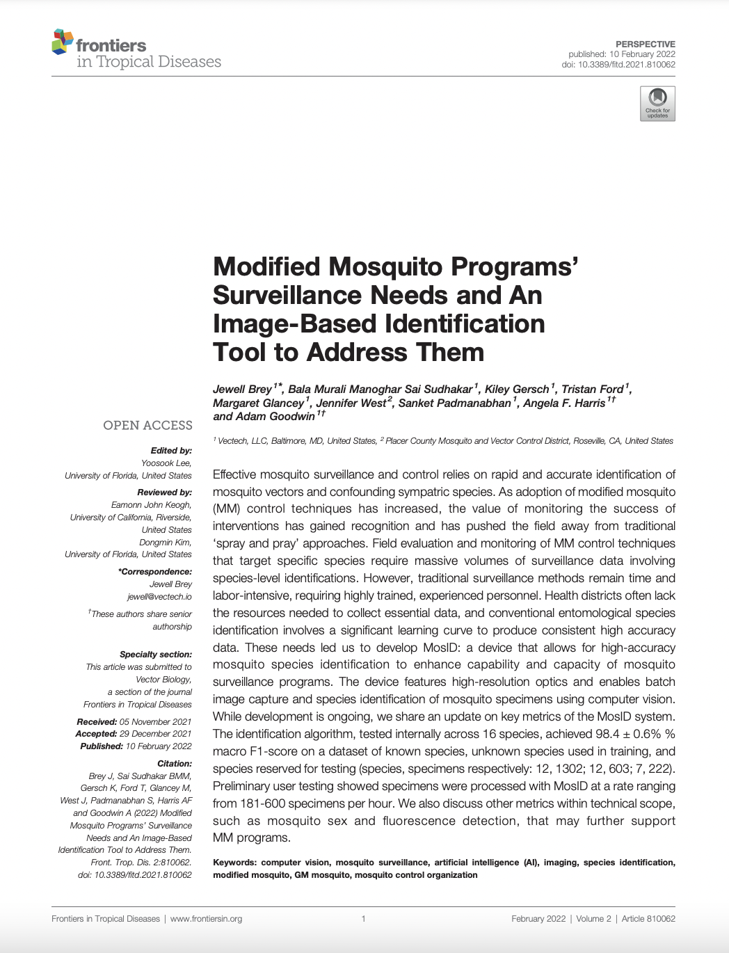 Research — Vectech