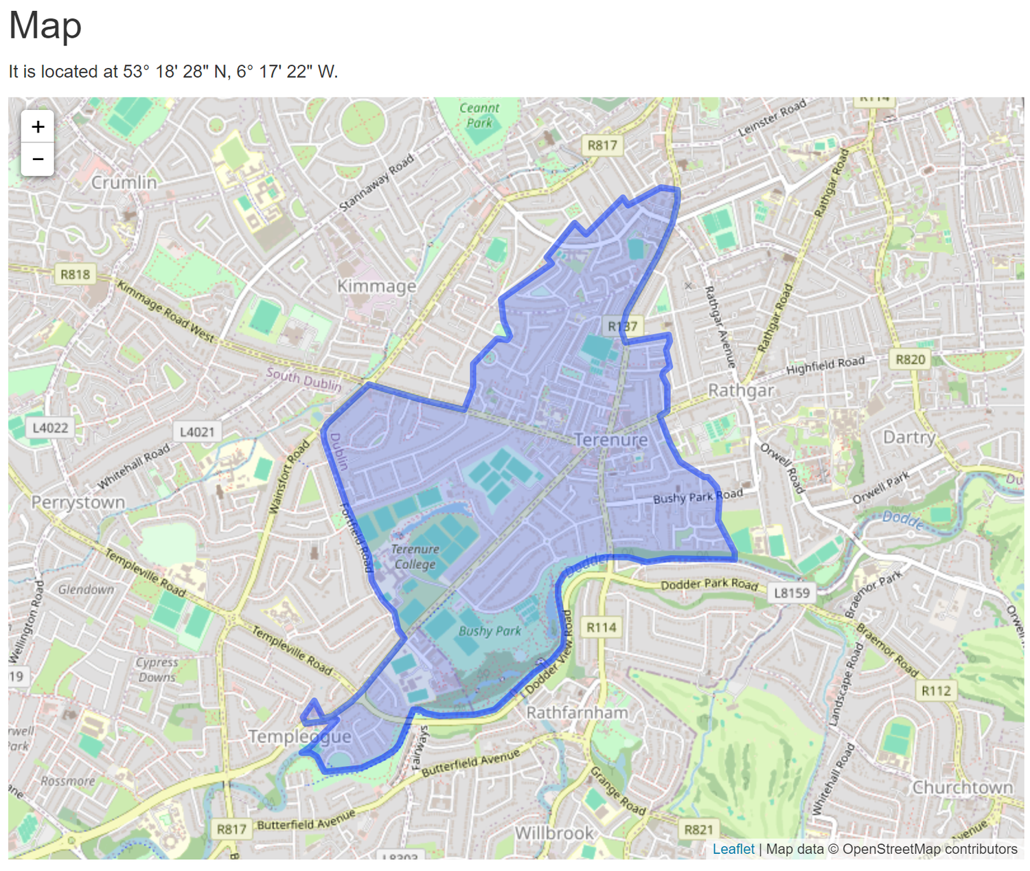 General 1 — Terenure Community Support & Integration