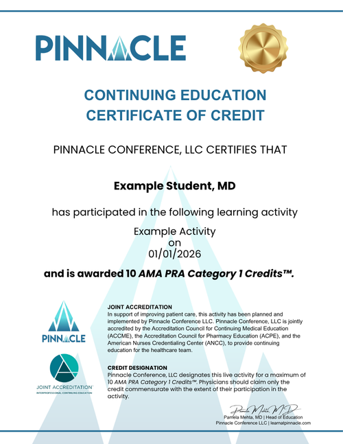 Get Your Health Education CE/CME Accredited | Learn at Pinnacle