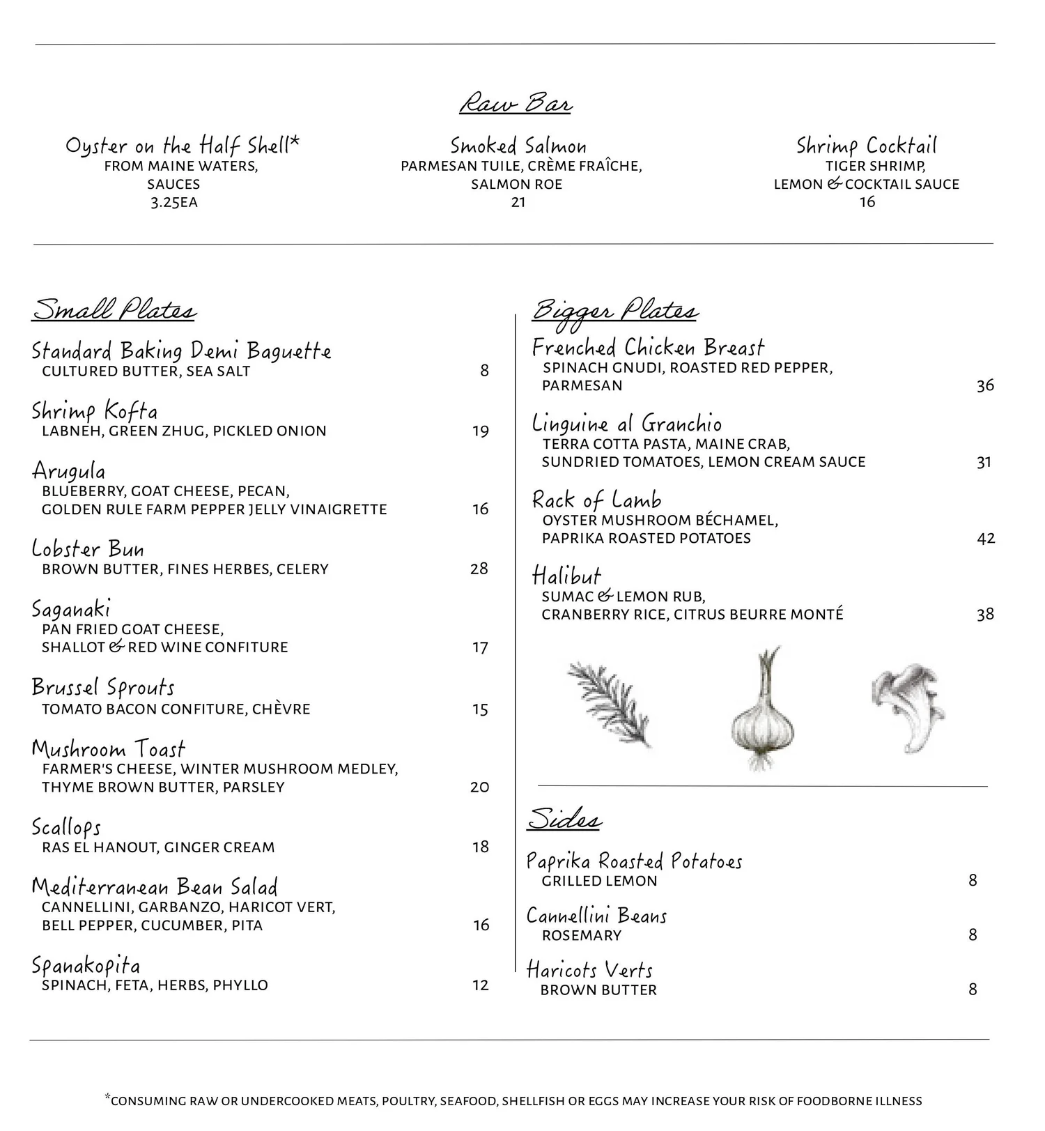 Dinner — Bistro Leluco