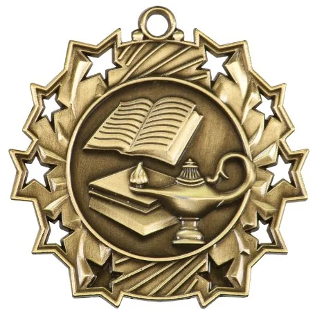 Ten Star Lamp of Knowledge medal, Ten Star Lamp of Learning medal ...
