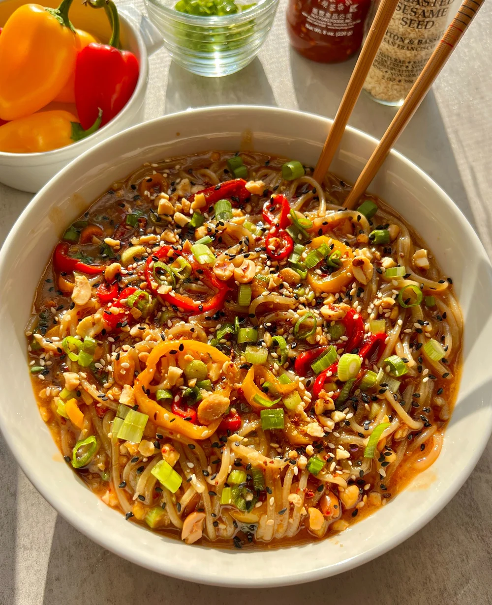 Honey Dragon Noodles — Violet Cooks Things