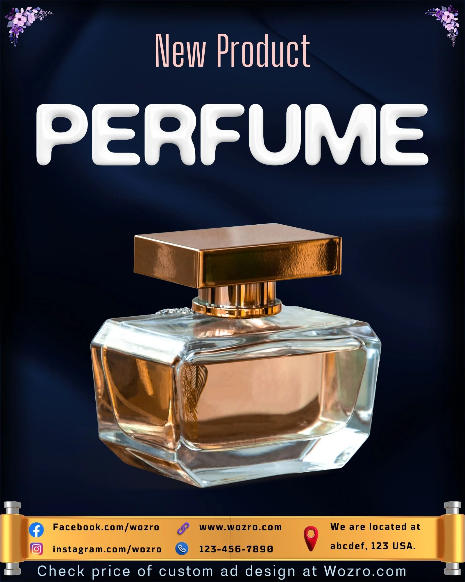 Ad Design Example Perfume Advertisement — WOZRO