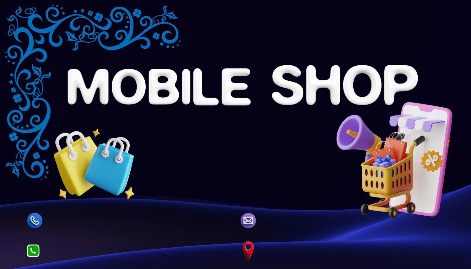 Mobile Shop Business Card Design — WOZRO