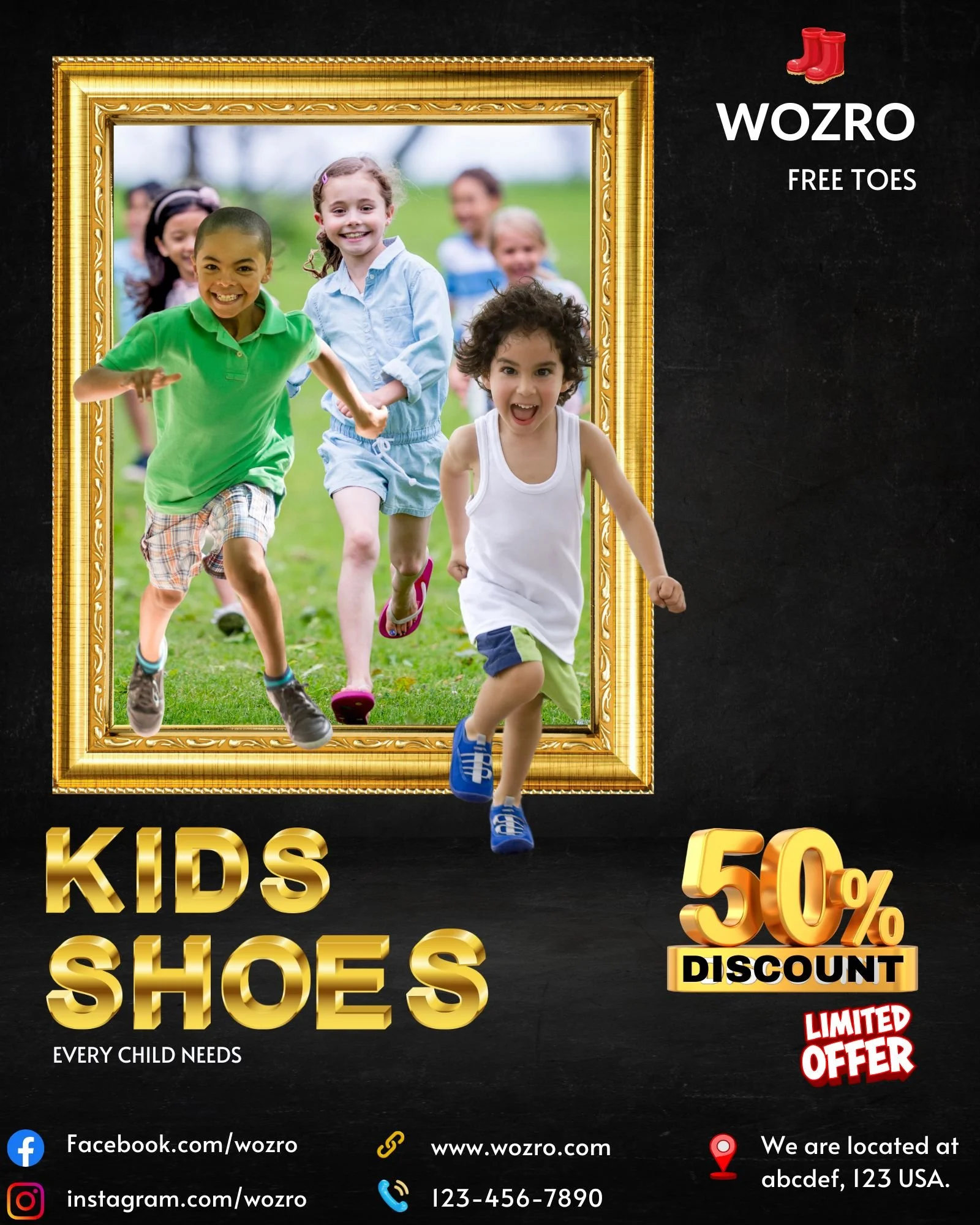 Business Ad Designs for Shoe Shop — WOZRO