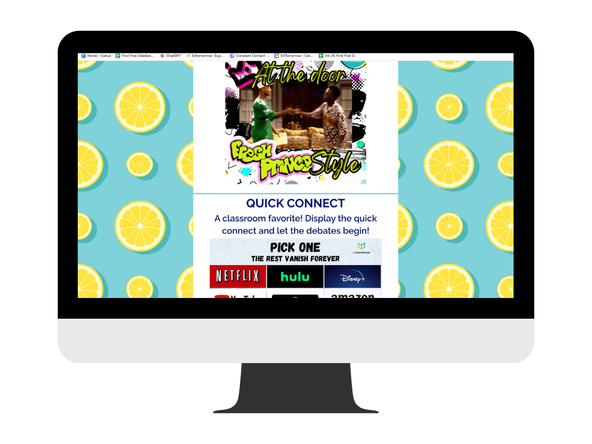 Today's First Five — Edtomorrow- Supporting Today’s Educators through ...