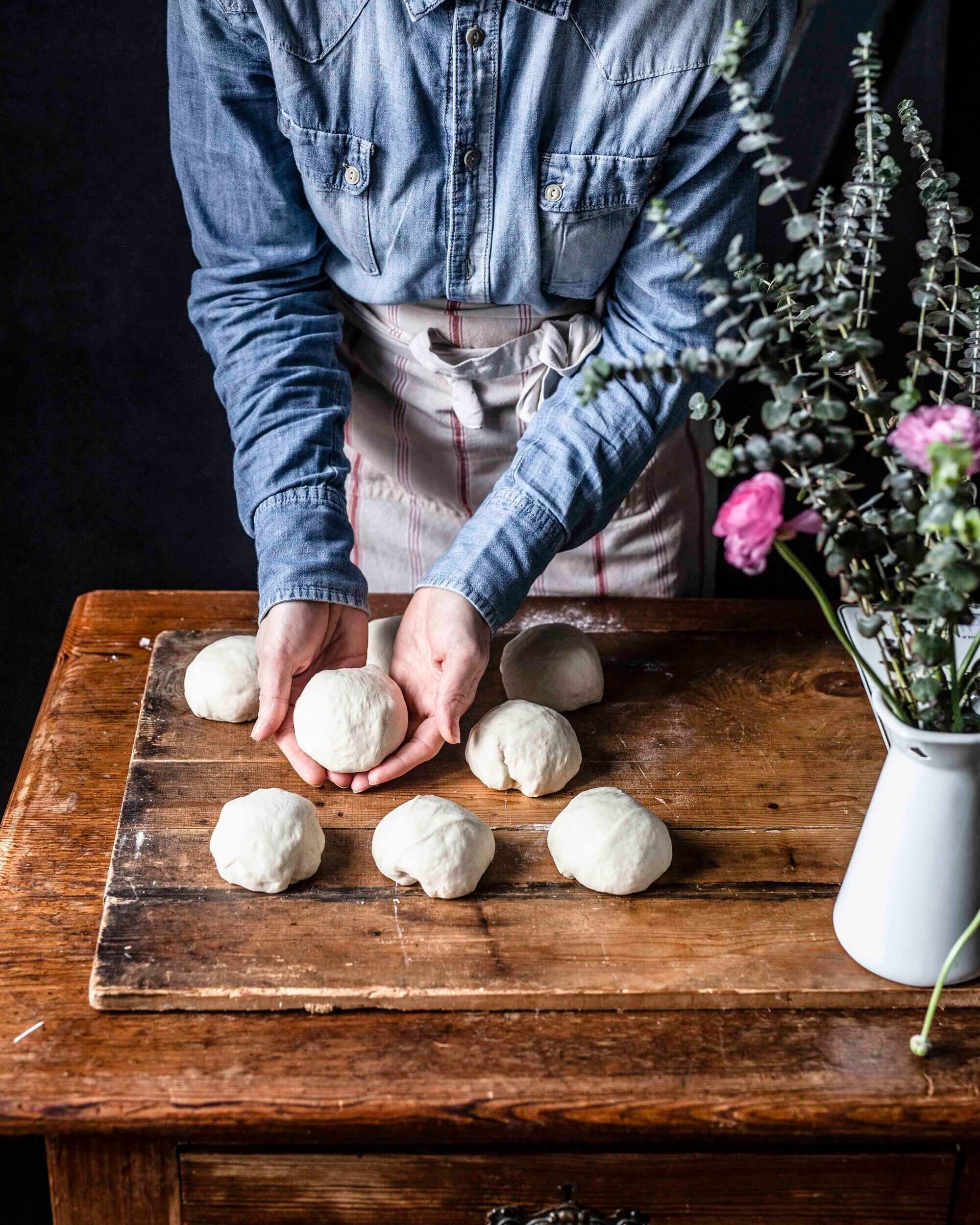 Laugenbrötchen selber machen - als Knoten - Klara & Ida