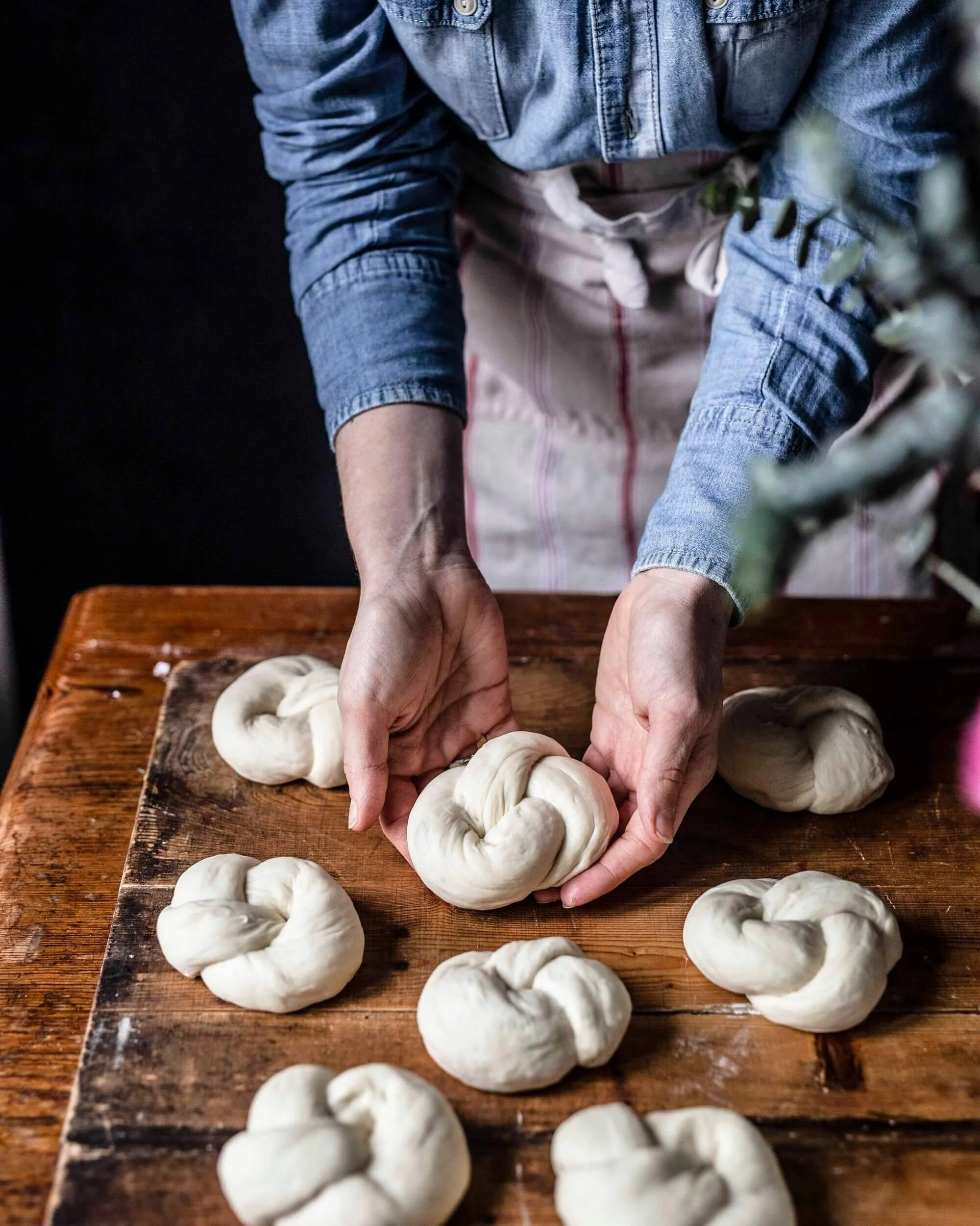 Laugenbrötchen selber machen - als Knoten - Klara & Ida