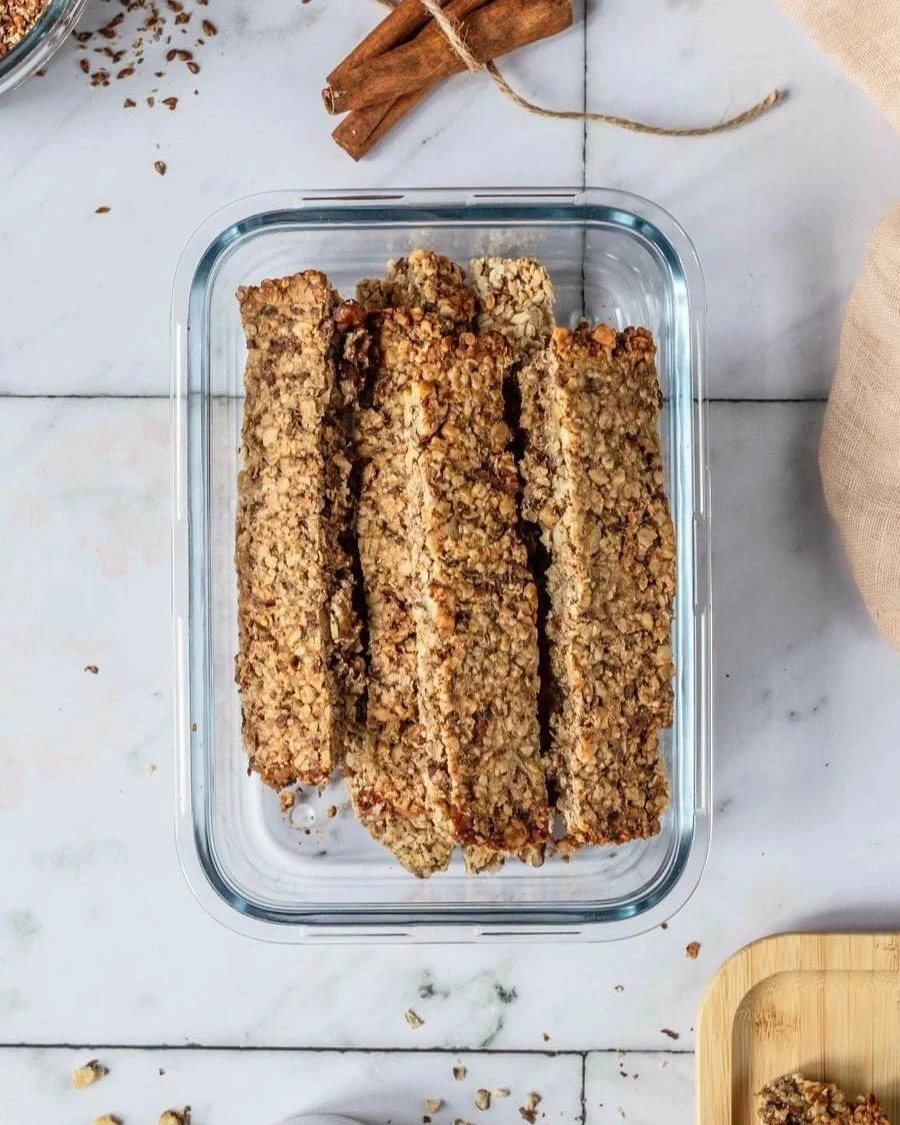 Bananen Müsliriegel - Haferriegel selber machen - Klara & Ida