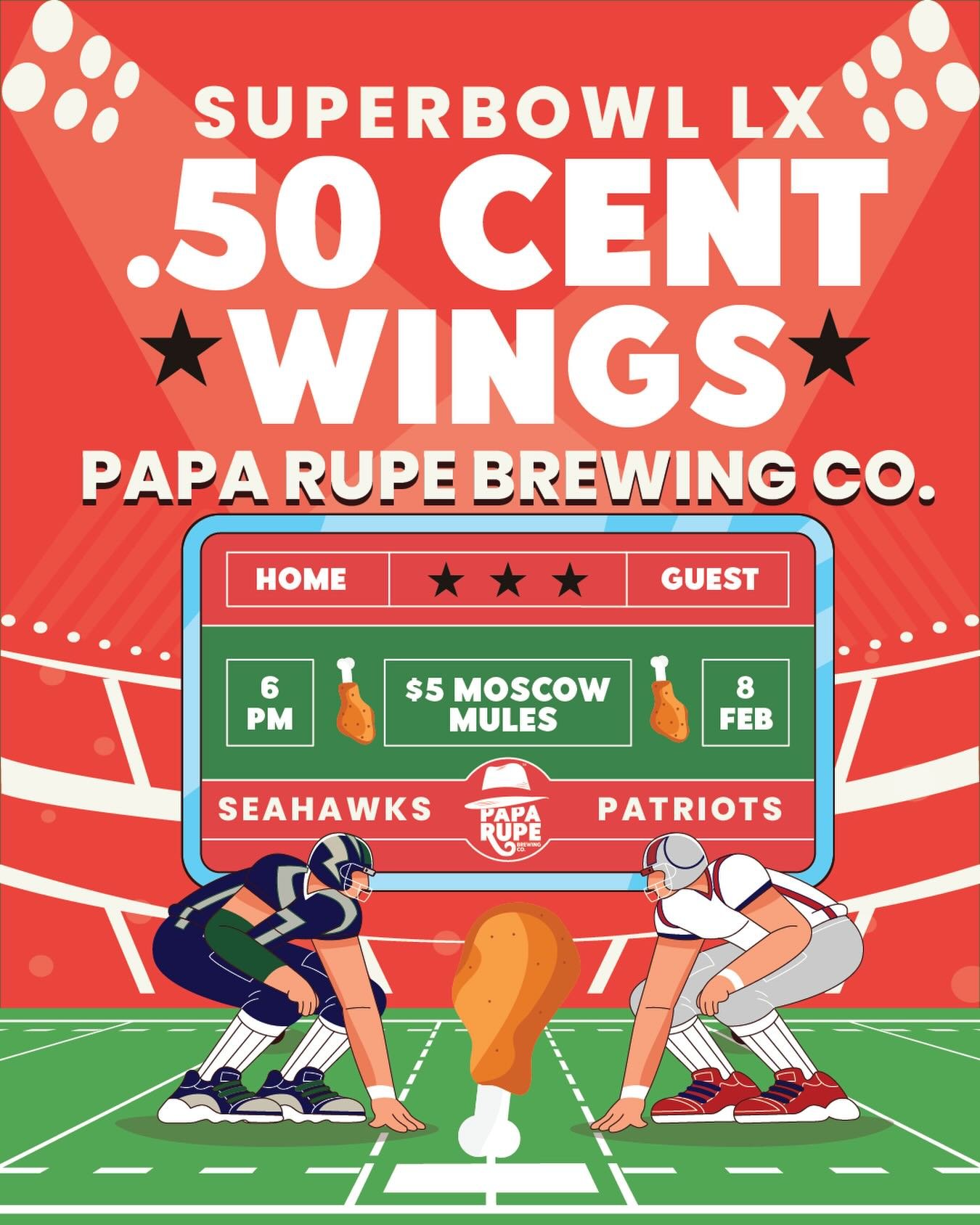 Super Bowl en Papa Rupe Brewing en Ponce — Craft Beer Generation