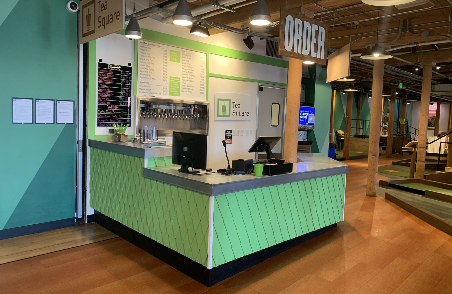 Menu 1 — Subpar Miniature Golf