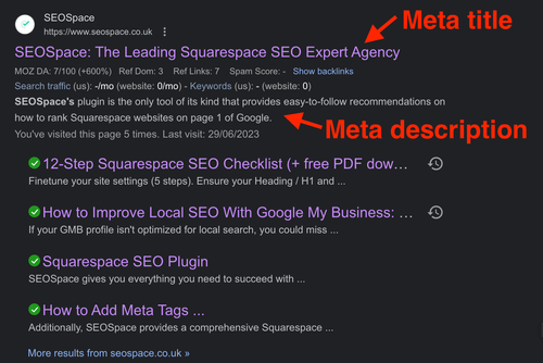 How to Add and Edit Meta Descriptions in Squarespace 2024