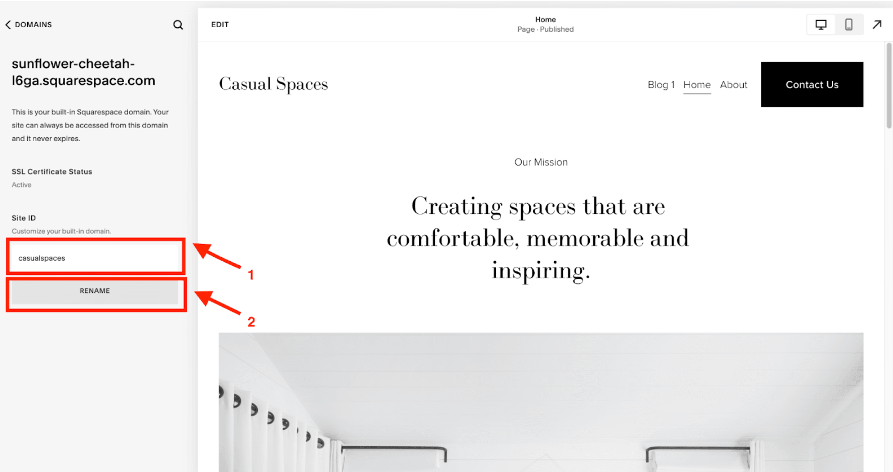 Change Built-In Squarespace Domain Names (3 Easy Steps)