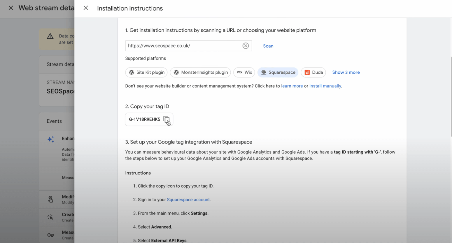 How to add Google Analytics to Squarespace (GA4 2025 Guide)