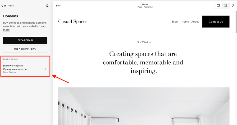 Change Built-In Squarespace Domain Names (3 Easy Steps)