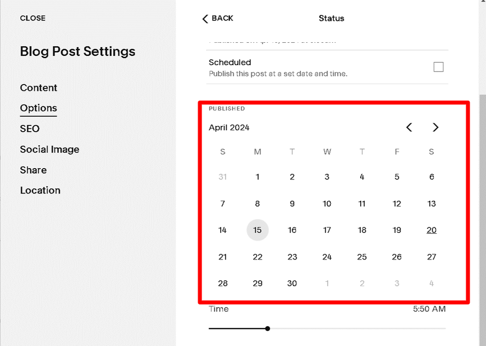 How to Change Date on Squarespace Blog Post (8-Steps)