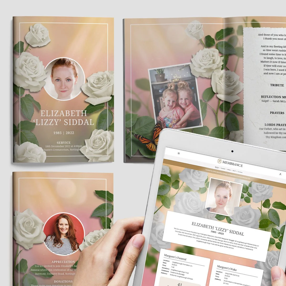 Funeral Notice Examples — Membrance - Orders of Service & Funeral Notices